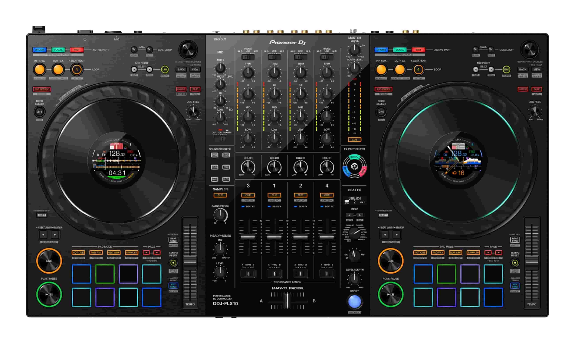 Casa Musicale Varese | PIONEER DJ DDJ-FLX10 4ch DMX MASH-UP